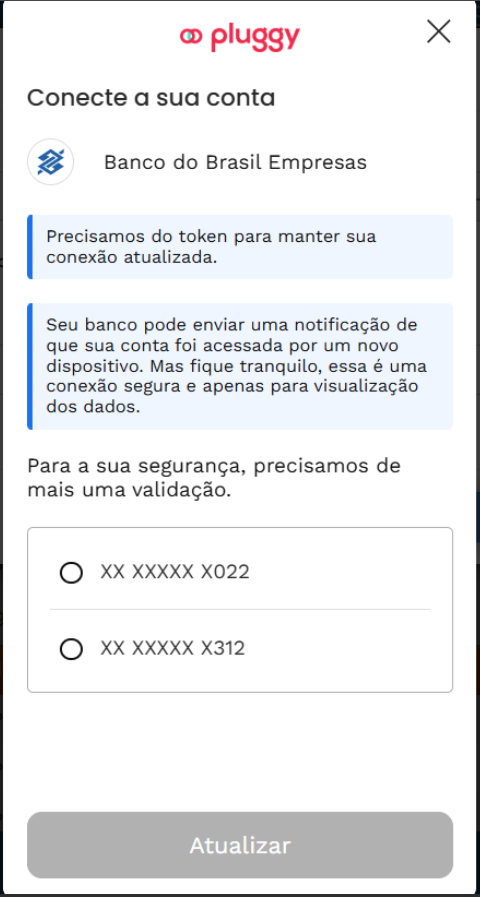 Como conectar uma conta do Banco do Brasil? – F360