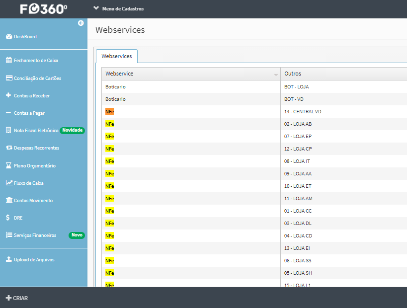 Configurações iniciais para emitir notas – F360